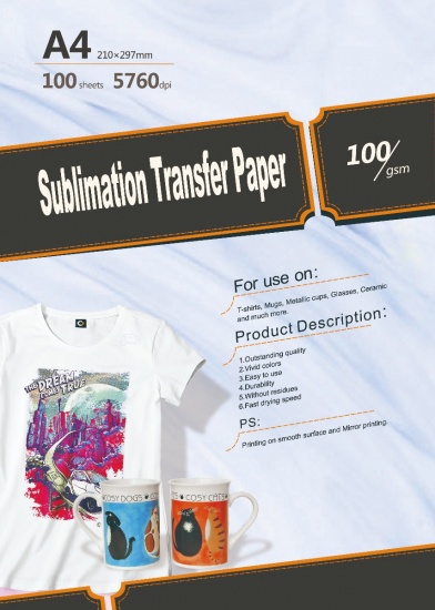 Papel para Sublimación A4 Secado Rápido