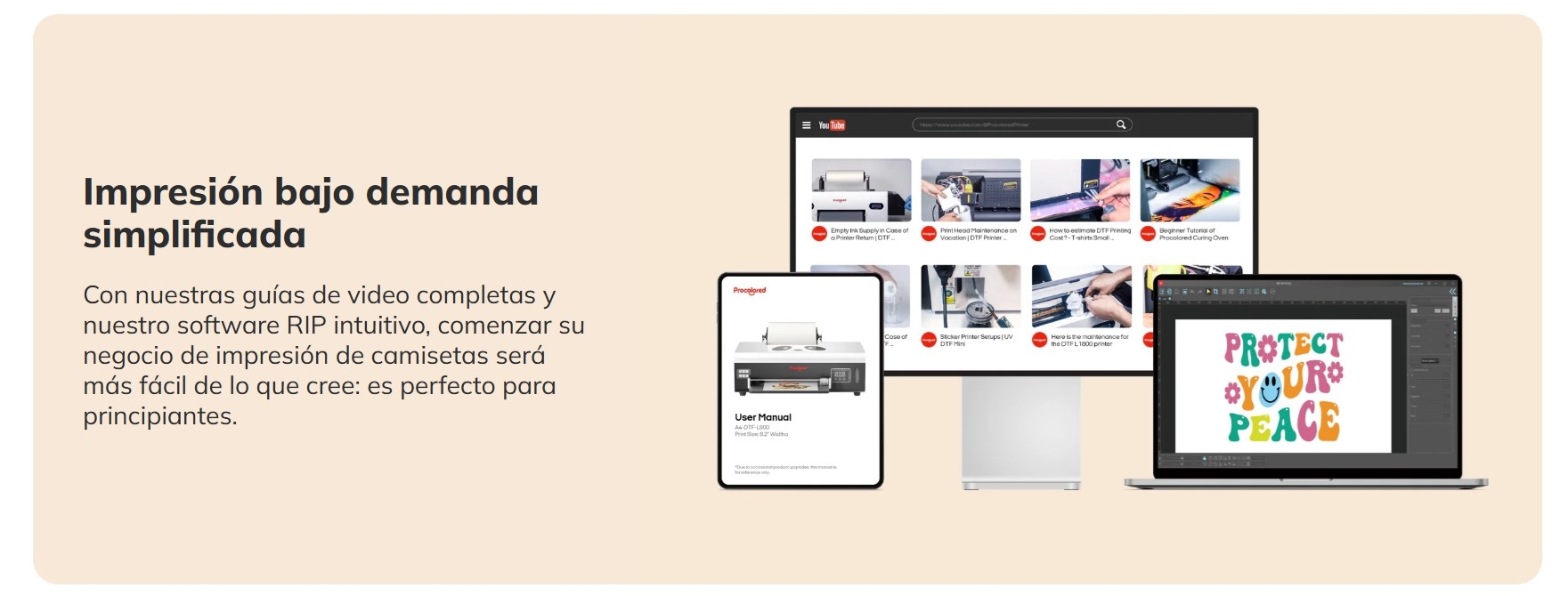 Kit Completo Impresora DTF PROCOLORED